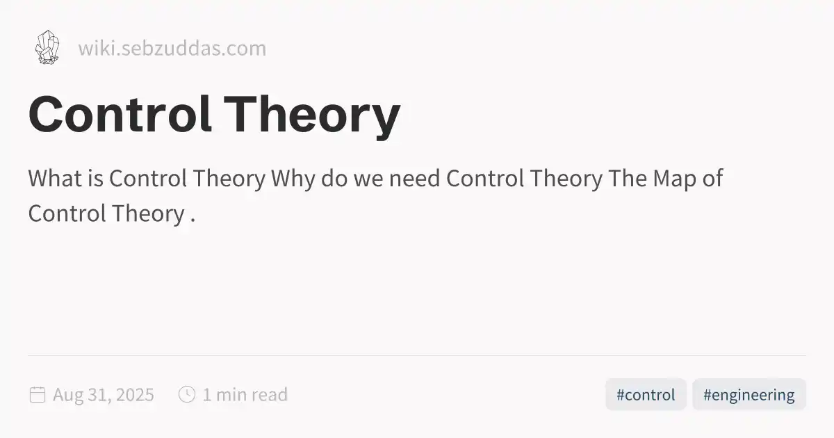 Control Theory